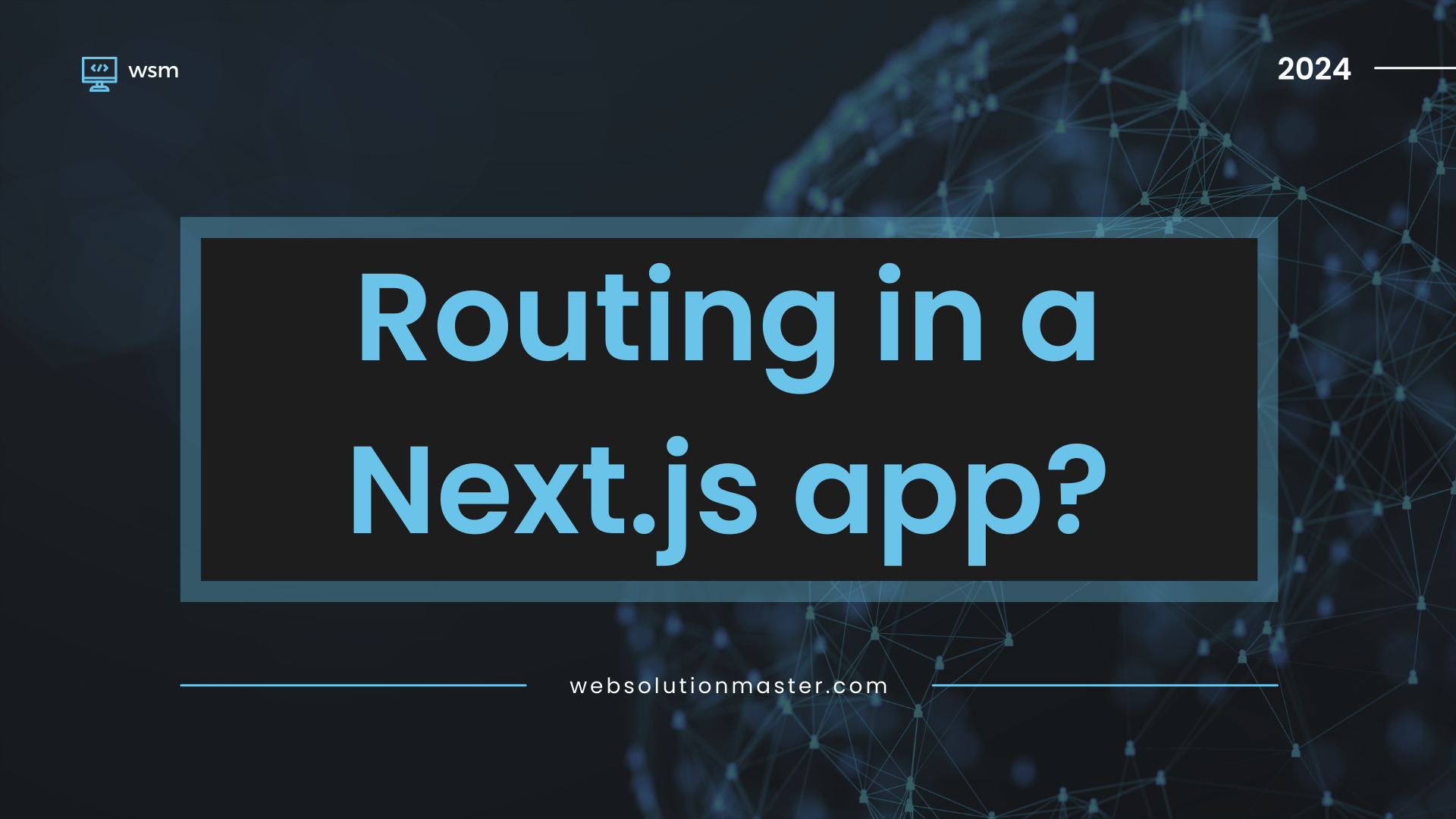 How to implement routing in a Next.js app?